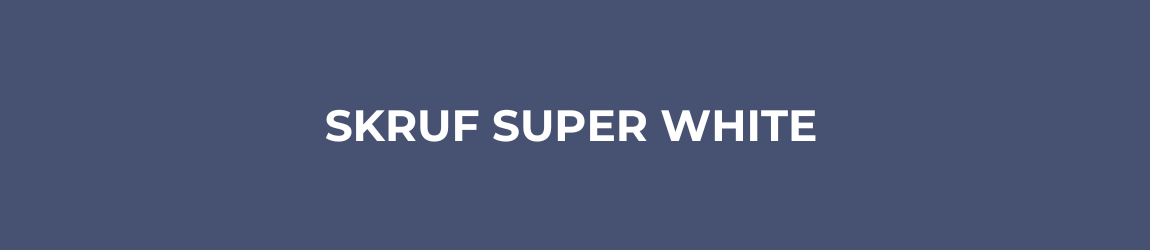 Skruf Super White - Kjøp helhvit snus på nett | Snuslageret